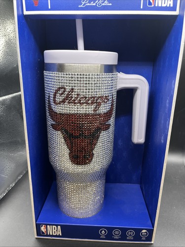 Chicago Bulls NBA Bling 40oz Hydrapeak Stainless Steel Tumbler | eBay