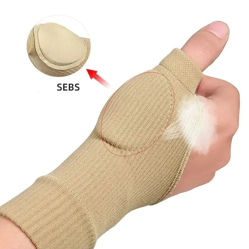 1Pair Compression Arthritis Wrist & Thumb Support Brace for Hand ...