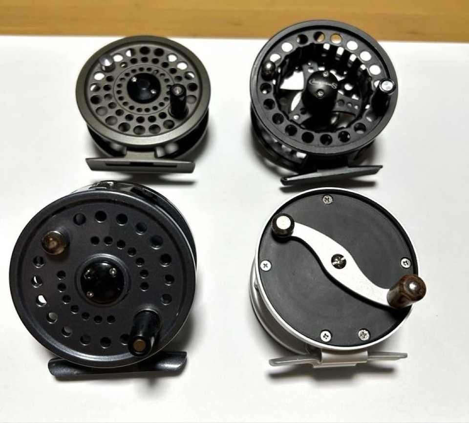This is a 4 piece fly reel set. fishing gear | eBay