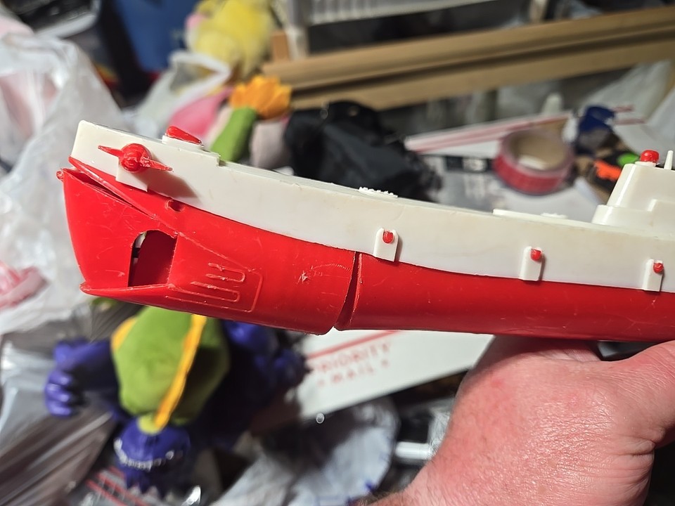 Vtg 1960 Eldon Plastic Toy Submarine 17" With Spring & Shaft RARE!!! | eBay
