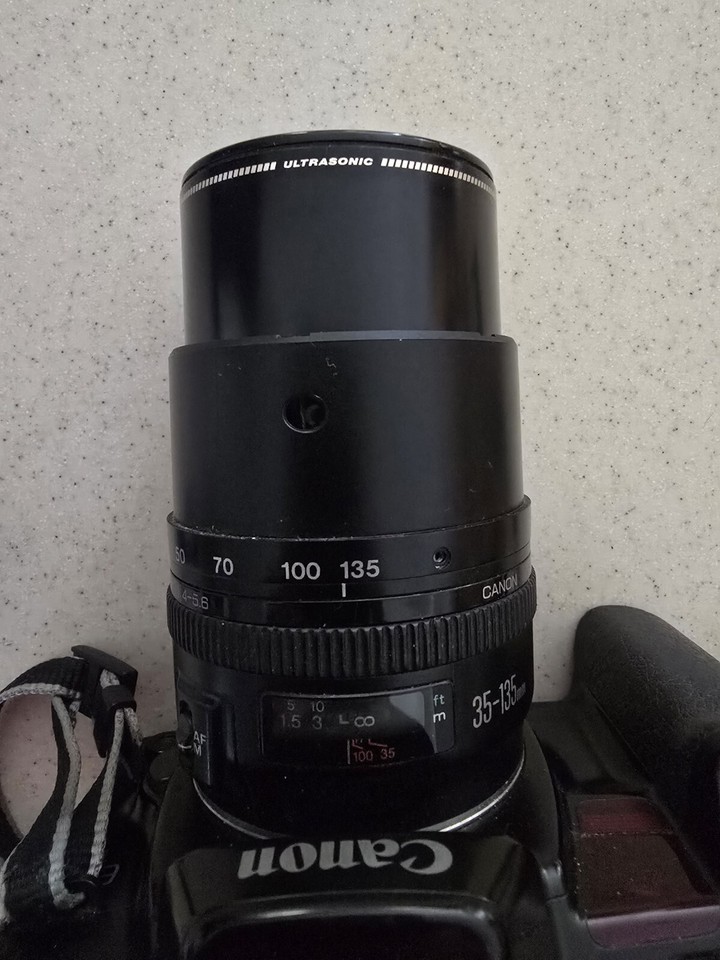 CANON EOS 10s Camera w/ EF 35-135mm Ultrasonic Lens Needs Battery | eBay