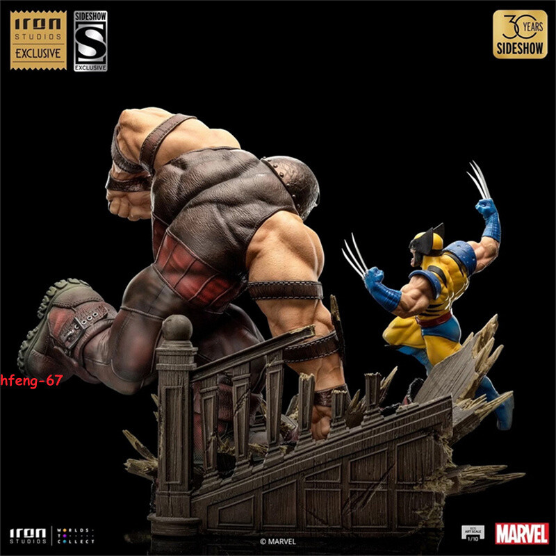 In Stock New Iron Studios X-Men Wolverine VS Juggernaut BDS Art 1/10 ...