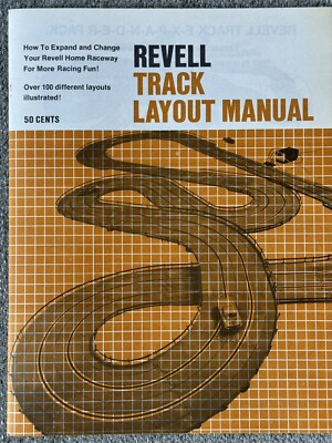 VTG - 1969 Revell Model Car Racing Track Layout Manual & Order Sheet 💯 ...