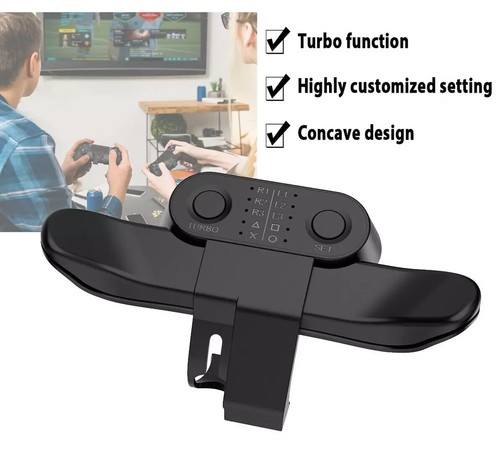 Controller Paddles Back Button Turbo key Dualshock Adapter For Sony PS4 ...