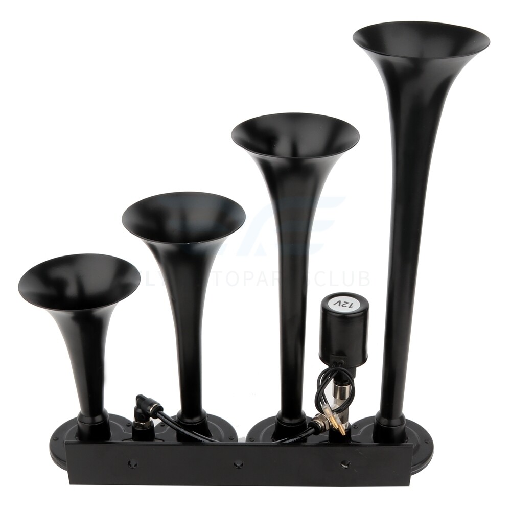 150Psi 4 Trumpets Train Horn Kit For Truck Car Pickup Loud System Air ...