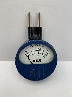 RCA Vintage Plug-in type Voltmeter, Voltage Power Line Monitor # WV ...