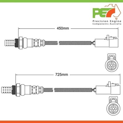 2x New * OEM * Pre-Cat & Post-Cat Oxygen Sensors For Ford Focus 1.6L | eBay