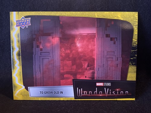 Upper Deck Marvel Studios Wanda Vision Mind Stone Yellow 74 To Grow Old ...