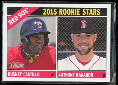 2015 Topps Heritage Anthony Ranaudo/Rusney Castillo Rookie #356 | eBay