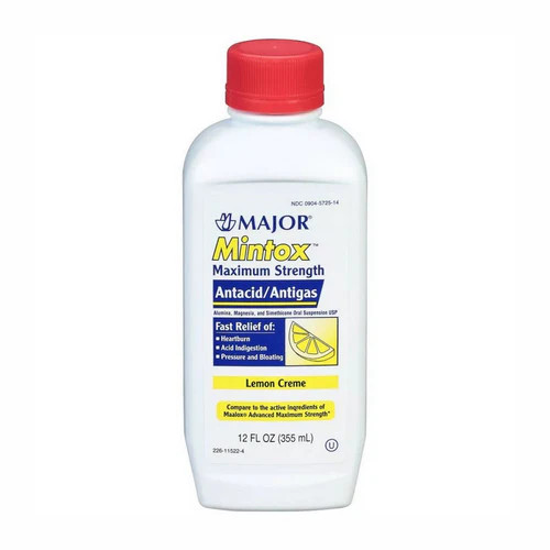 Mintox Maximum Strength Antacid Lemon Creme 12 Oz | eBay