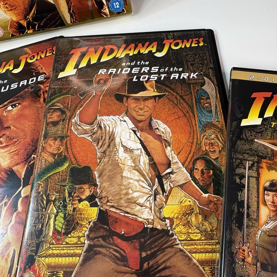 Indiana Jones The Complete Adventure Collection 4-Disc DVD Set Steven ...