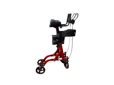 upright rollator walker with seat and 10 inch wheels | eBay