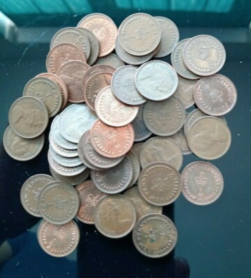 DECIMAL POST 1971 - 100g Assorted 1/2p / Half Penny Coins - Variety of ...