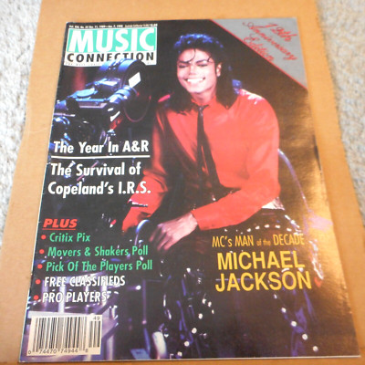 Michael Jackson Covers Music Connection Magazine January 1990 | eBay