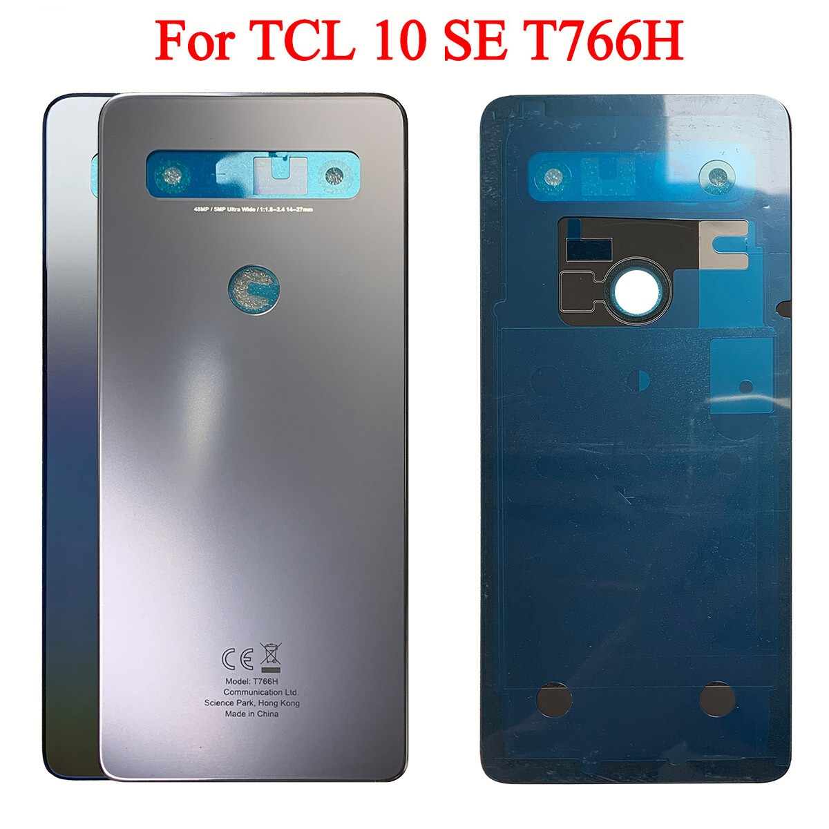 New For TCL 10 SE T766H T766U Rear Housing Back Cover Battery Back Door ...