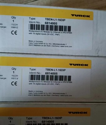 TURCK TBEN-L1-16DIP Module New IN BOX Fast Shipping via DHL/FedEX | eBay