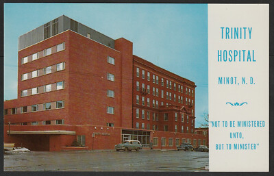 VINTAGE POST CARD - TRINITY HOSPITAL - MINOT, NORTH DAKOTA, U.S.A. | eBay