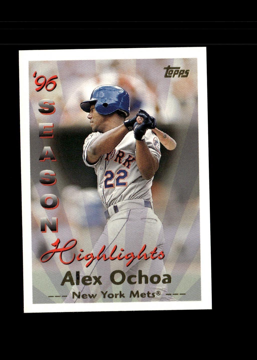Alex Ochoa 1997 Topps Baseball Card #103 New York Mets | eBay
