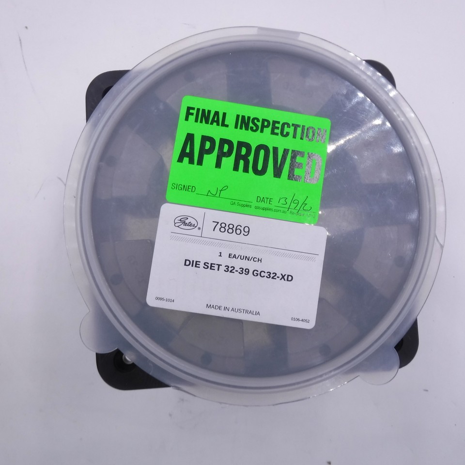 Gates 32-39 Crimper Die Set 78869 For GC32XD Crimper 72053634891 | eBay