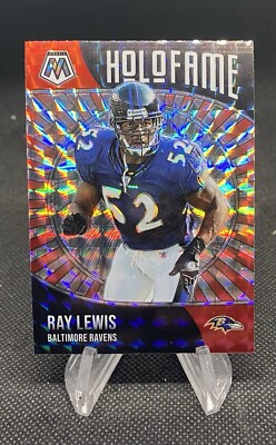 Ray Lewis 2021 Panini Mosaic Holofame Silver Mosaic Prizm #1 Baltimore ...