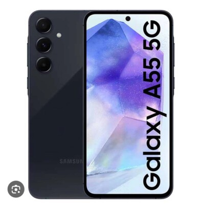 Samsung Galaxy A55 5G 128GB 8GB RAM SM-A556E Navy (Unlocked) | eBay ...