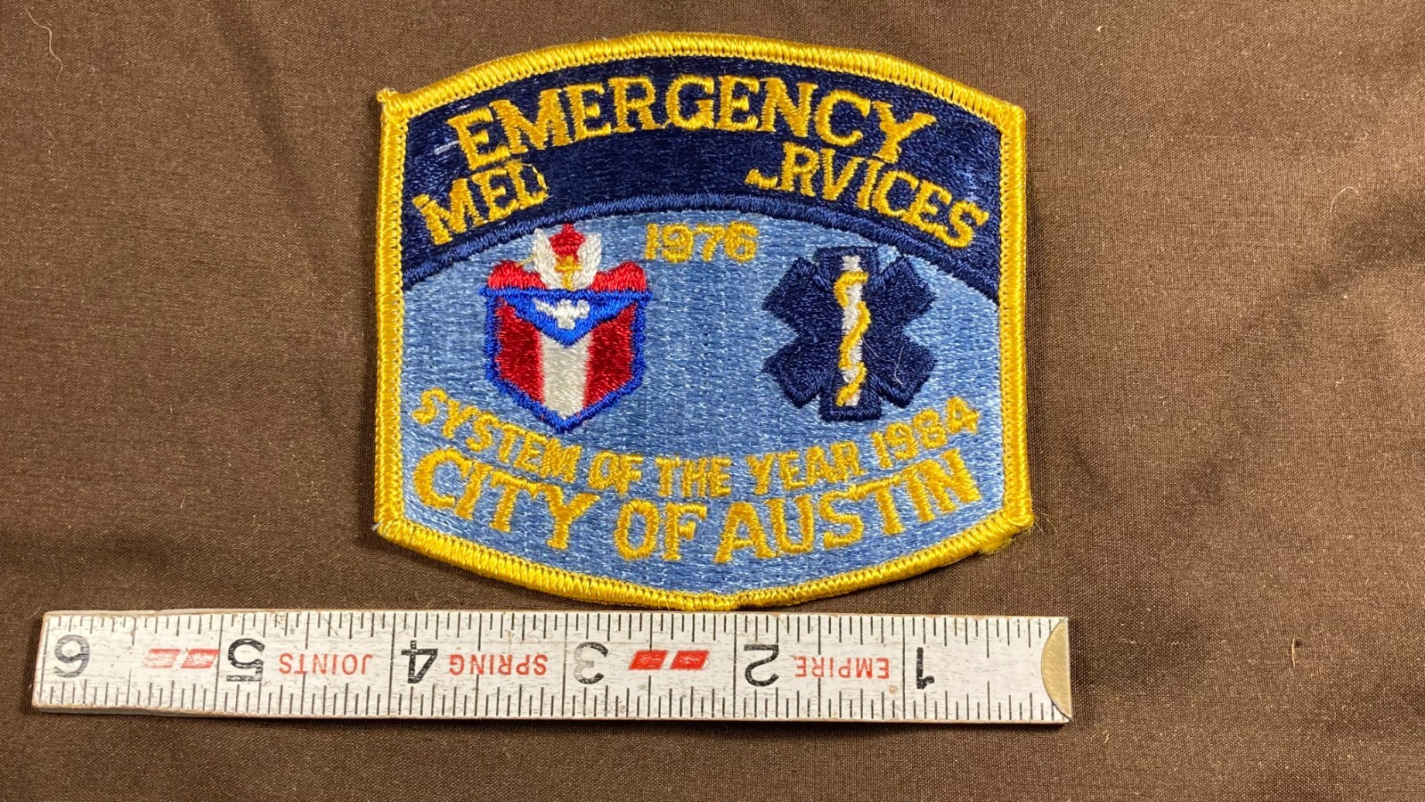 Austin EMS Texas Fire Department Patch Fire Fighter Vintage TX Has ...