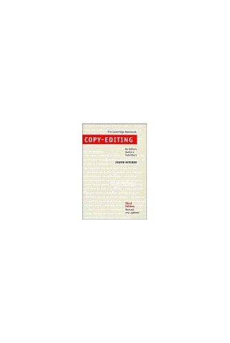 Copy-Editing: The Cambridge Handbook for Editor... by Butcher, Judith ...