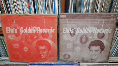 ELVIS PRESLEY - Golden Records LOT OF 2 Red, Brown LP | eBay