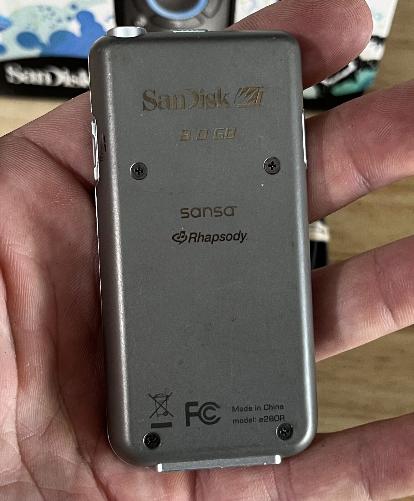 SanDisk Sansa e280 Black ( 8 GB ) Digital Media Player for sale online ...