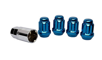 1/2"-20 White Knight 40400SBLT Blue Wheel Lock, 4 Pack | eBay