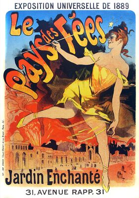 2039 Le pays des fees Art Decoration POSTER.Graphics to decorate home ...