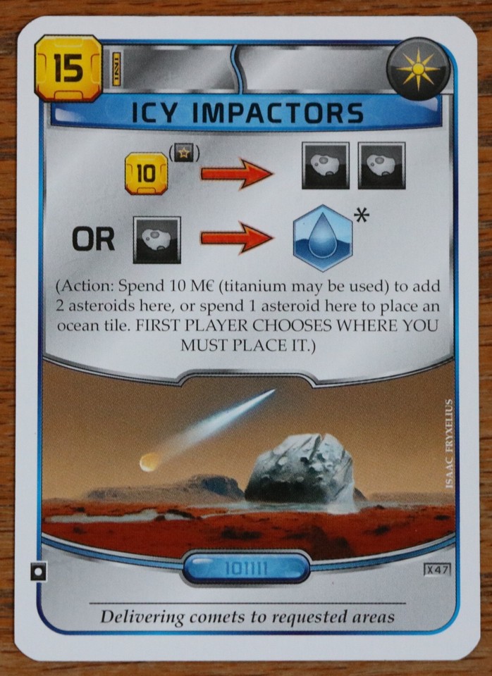 Terraforming Mars Promo Card Mini Expansion Board Game Kickstarter Big ...