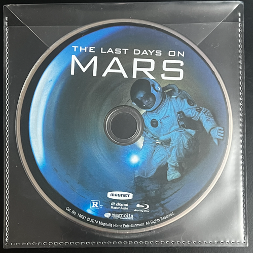 NEW THE LAST DAYS ON MARS (2013) - Blu-ray disc only in clear plastic ...