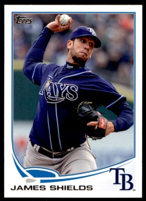 2013 TOPPS #133 JAMES SHIELDS TAMPA BAY RAYS | eBay