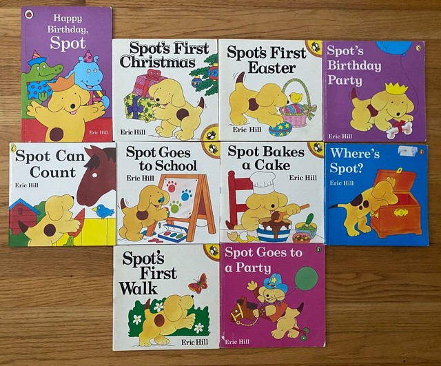Lot 10 SPOT Eric Hill Books Spot Can Count Where's Spot? Spot's First ...