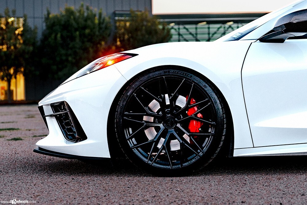 20" 21" Avant Garde M520R Black wheels for C8 Corvette Z51 Stingray ...