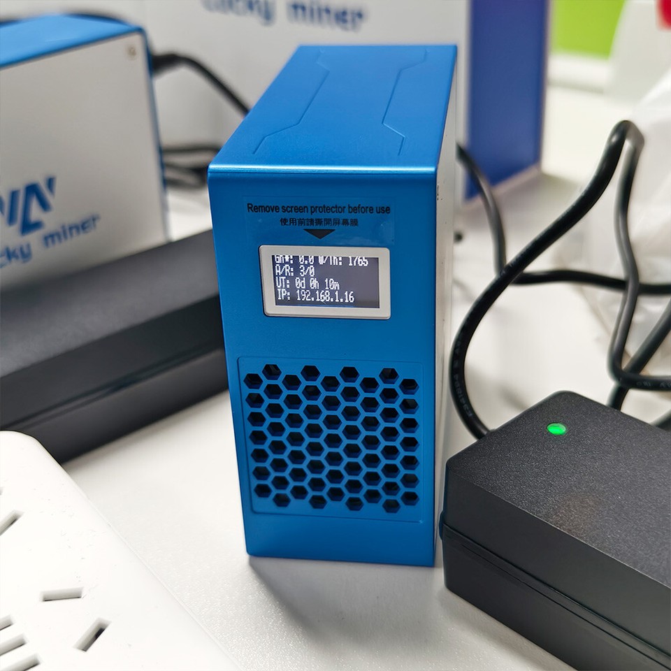 2024 LV07 1T GH/s Bitcoin BTC Miner 2.4G WIFI SHA-256 Solo Mining Lotto ...