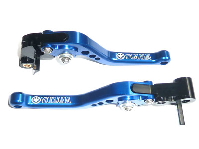 YAMAHA R6 2017-2023 BRAKE AND CLUTCH SHORT BLUE LEVERS ROAD RACE TRACK ...