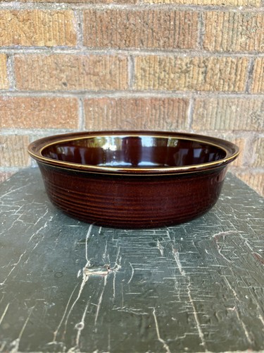 Vintage Red Wing Pottery Brown Casserole Crock Bowl USA | eBay