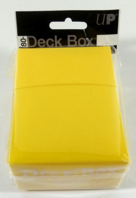 Ultra Pro Deck Box Solid Yellow Magic Gathering MTG Yu Gi Oh Pokemon | eBay
