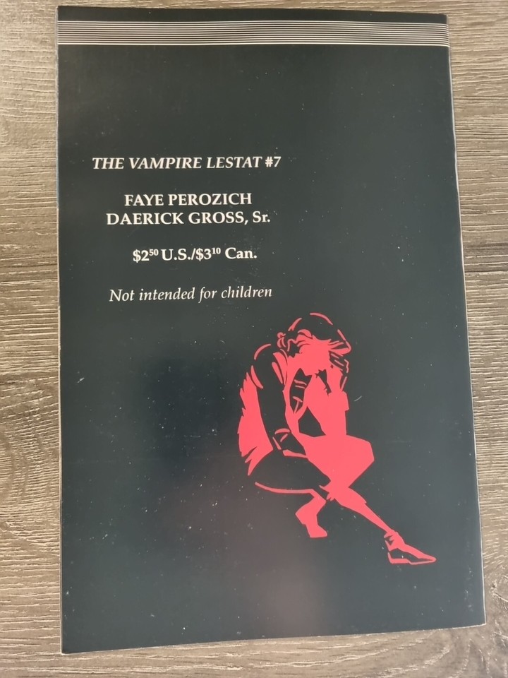 Anne Rice's The Vampire Lestat 7 Innovation Comics 9.0 E46-148 | eBay