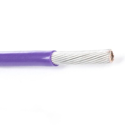 M22759/11-22-7 22 AWG 19 Strand PTFE insulation Lead Wire 200°C Violet ...