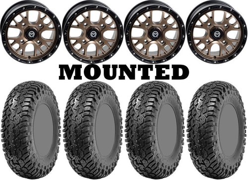 Kit 4 CST Lobo RC Tires 32x10-14 on Moose 545X Bronze Wheels 1KXP | eBay