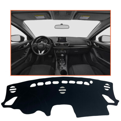 For Mazda 3 2014-2018 Black Car Dash Cover Mat Dashboard Pad Shade ...