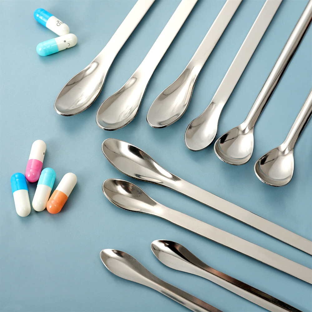 Medicine Spoons Laboratory Mixing Spatula Bottle Thicken Miniature | eBay