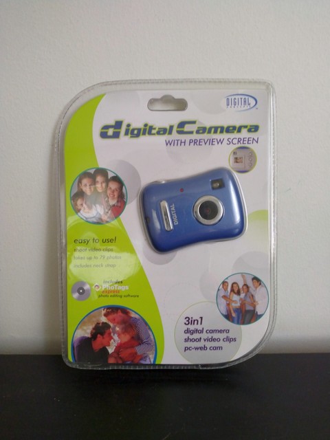 Sakar 98378 0.3MP Digital Camera - Blue for sale online | eBay