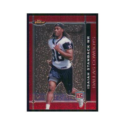 2007 Topps Finest Isaiah Stanback RC Cowboys #111 | eBay