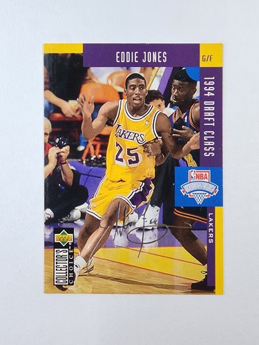 1994-95 UD Collectors Choice Eddie Jones 1994 Draft Class Silver ...