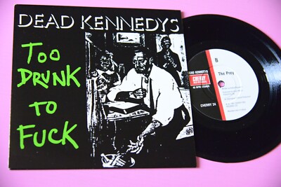 Dead Kennedys 7 " Trop Drunk Orig UK 1981 NM Keith Haring Back Cover | eBay