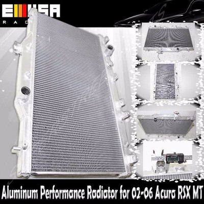 EMUSA 2" Dual Core Performance Racing RADIATOR for 02-06 ACURA RSX K20 ...